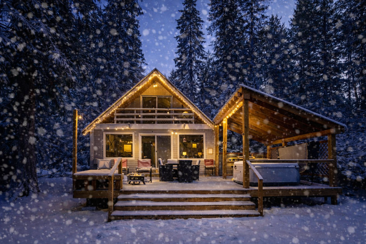 Chiwawa River Chalet | Riverfront Relaxation | Hot tub | RedAwning